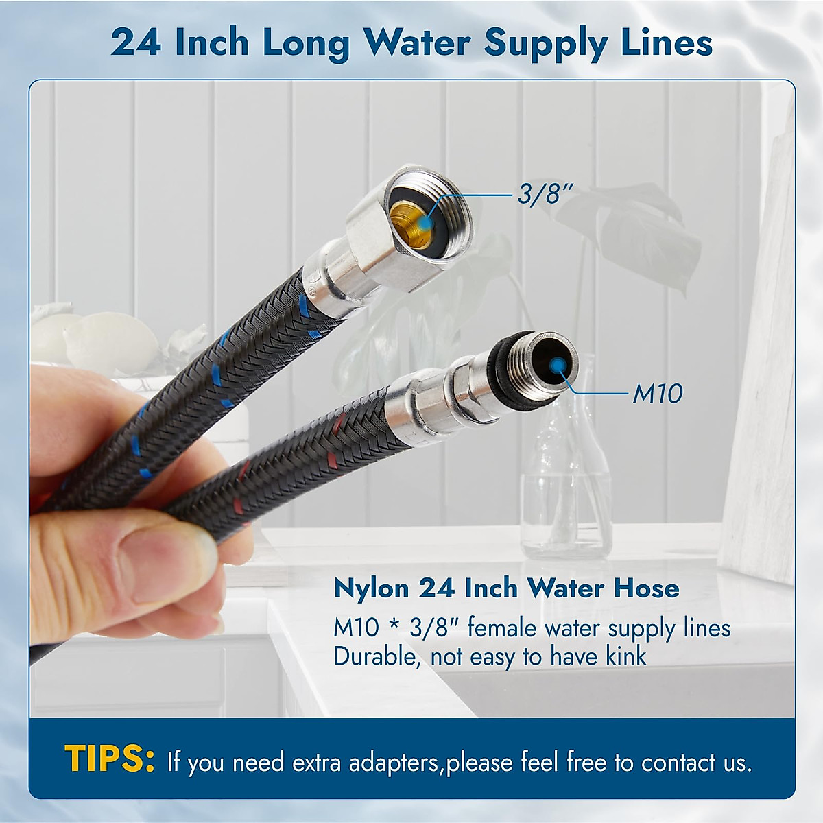 Cinwiny 3 Hole Bathroom Faucet 8 inch Vanity Widespread Sink Faucet 2 Handles Deck Mounted Basin Mixer Tap with Pop up Drain,Oil Rubbed Bronze