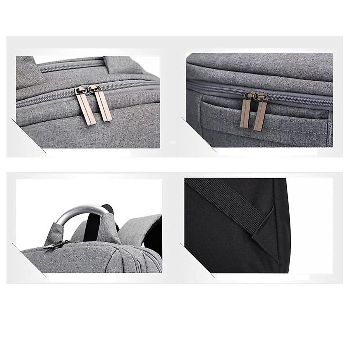 Custom Backpack Laptop Stylish Personalized Back Pack for Teen Women Men (Grey)