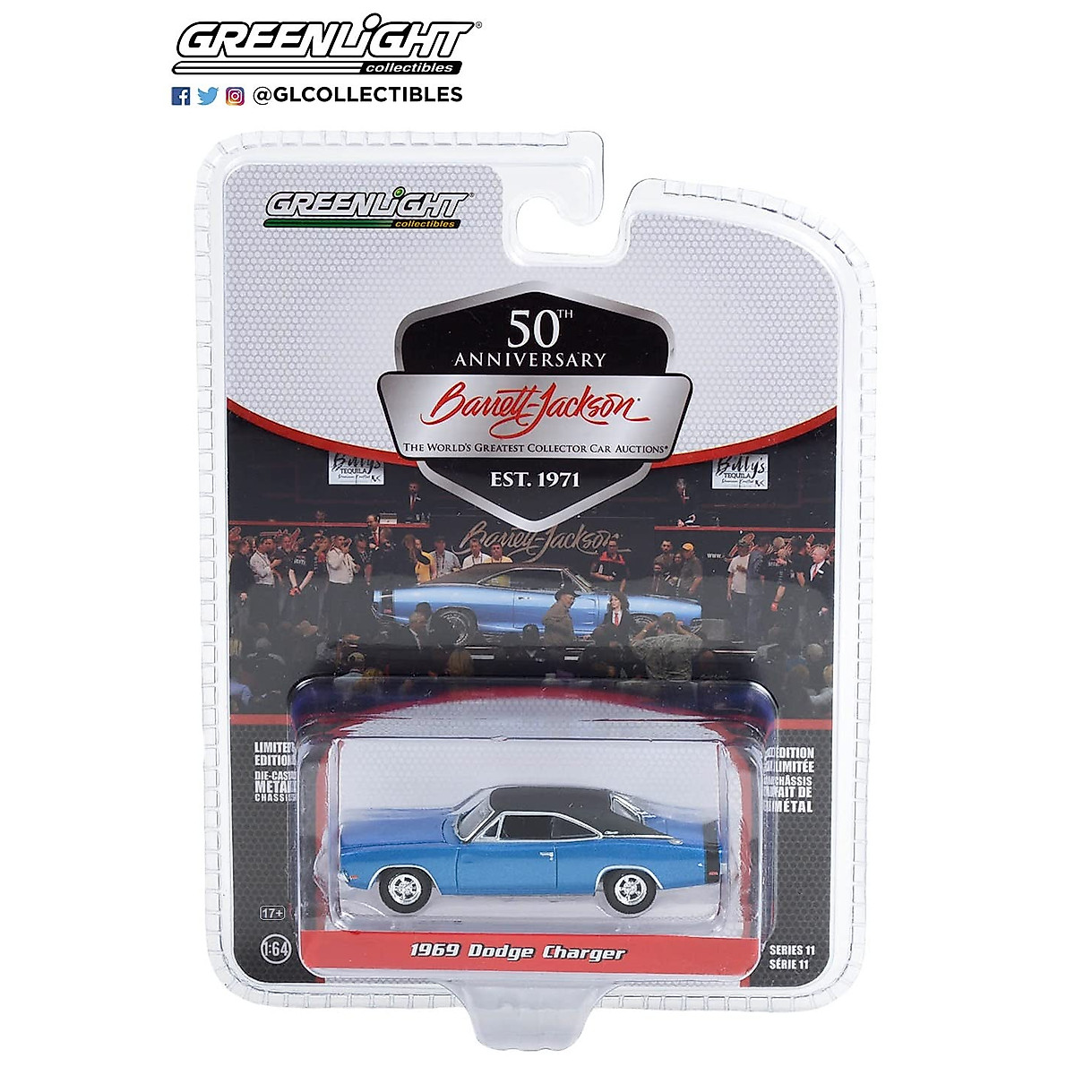 Greenlight 37270 Barrett-Jackson Scottsdale Edition Series 11 Complete Set of Six (6) Diecast Models 1:64 Scale