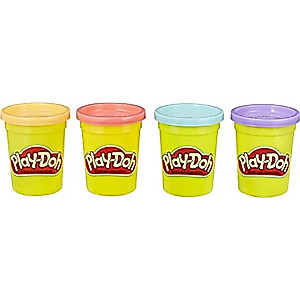 Play-Doh Classic Colors Wave- Purple,Blue, Pink, Orange