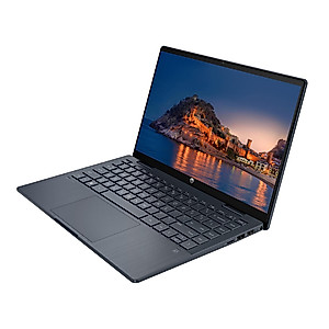 HP 2023 Pavilion 2-in-1 14" FHD Touchscreen Laptops for Student & Business, Intel 12th Gen Core i3-1215U, Up to 4.4 GHz, 8GB RAM|512GB SSD, Long Battery Life, USB-C, Windows 11, Blue, ROKC HDMI Cable