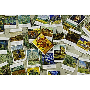 HOSTEESSCHOICE Vintage Vincent Van Gogh Famous Paintings Postcards, 30 PCS,Premium Collectable Retro Art Gifts, Perfect Stocking & Greeting Gift4x6 Inch-Van Gogh