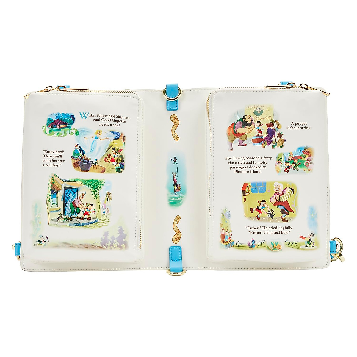 Loungefly Disney Classic Books Pinocchio Backpack Standard