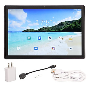 Pomya 10.1 Inch Tablet PC with 5G WiFi Dual Band, 8GB RAM 256GB ROM, 7000mAh Battery, FHD Plus Display, Octa Core Processor, Android 12, 8MP 16MP Camera for Daily Use