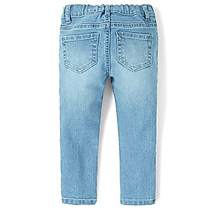 The Children's Place Baby Girls and Toddler Girls Super Skinny Jeans, Light Jay Blue Wash, 3T