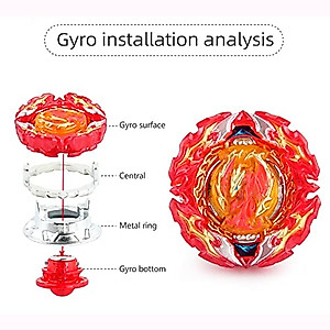 Battling Toys - Burst SuperKing Booster B-191 02 Prominence Phoenix Starter Spinning Top Toy (B-191 02)