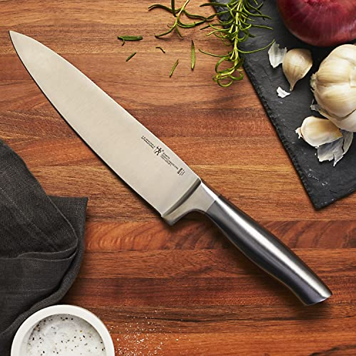 HENCKELS Graphite Razor-Sharp 8-inch Chef's Knife, German Engineered Informed by 100+ Years of Mastery