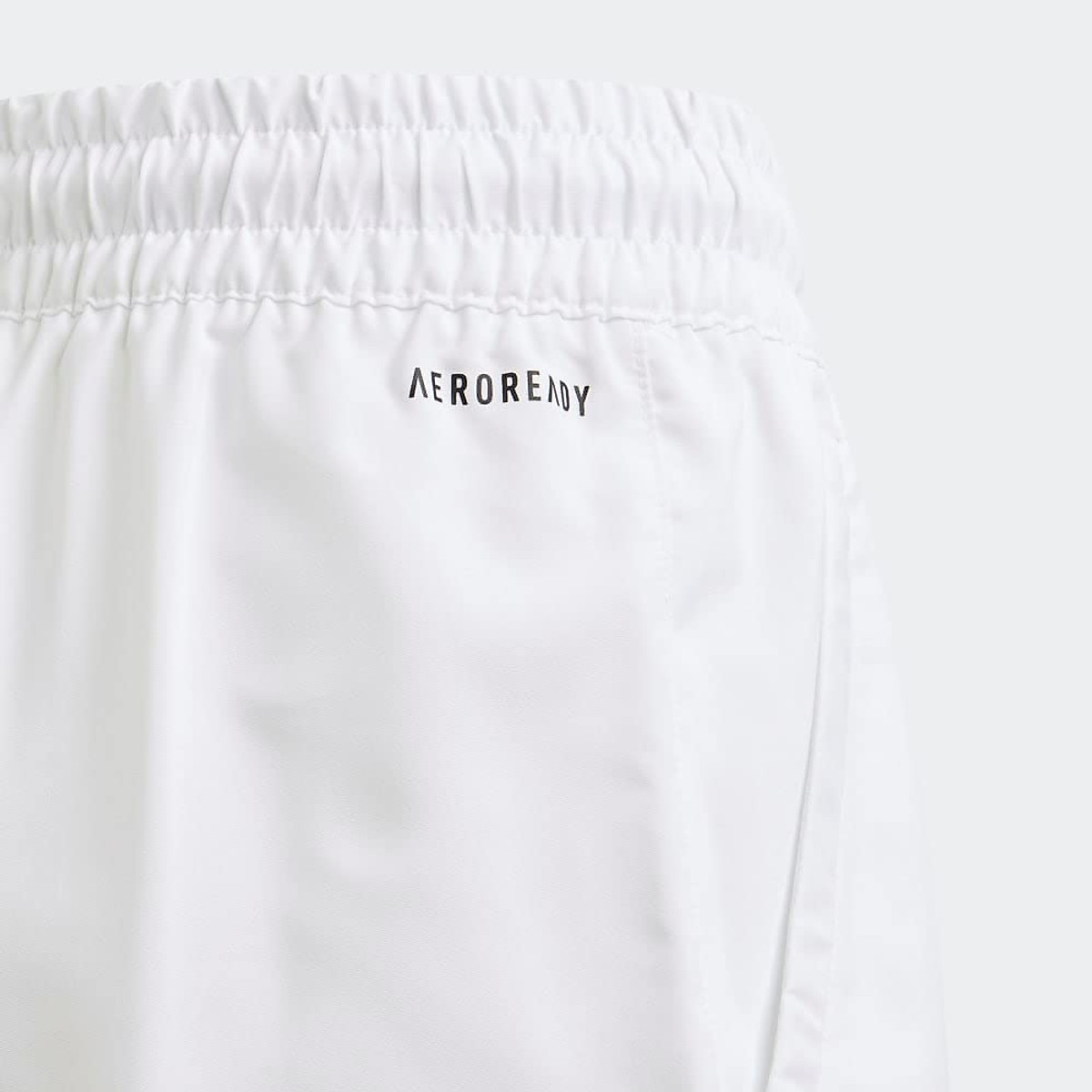 adidas unisex-child B Club 3-Stripes Shorts White/Black Large