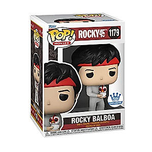 Funko Pop! Rocky with Chicken Shop Exclusive Figure 45h Anniversary 1179 Bundled with Pop Protector