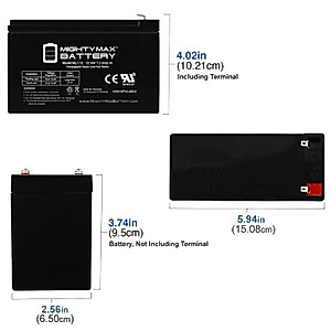 Mighty Max Battery 12V 7Ah Compatible Battery for APC Back-UPS XS1500 XS 1500-8 Pack