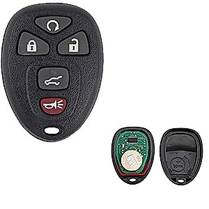 BESTHA Key Fob Keyless Entry Remote OUC60270 OUC60221 15913415 for Chevrolet Suburban Tahoe Traverse GMC Acadia Yukon Saturn Outlook Cadillac Escalade SRX Buick Enclave