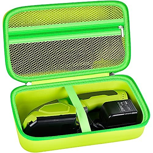PAIYULE Hedge Trimmer Case Compatible with Sun Joe HJ604C/ for WORKPRO Cordless Grass Shear/Shrubber Handheld Trimmer, Grass Clippers Storage Holder Bag for Battery and Charger（Box Only