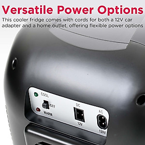 FRIGIDAIRE EFMIS462-BLACK 12 Can Retro Mini Portable Personal Fridge/Cooler for Home, Office or Dorm, Black