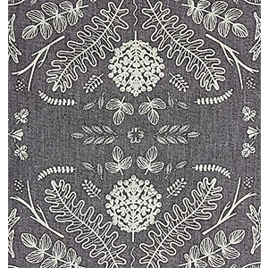 Now Designs Chambray Laurel Printed Kitchen Towel, 18x28 inches