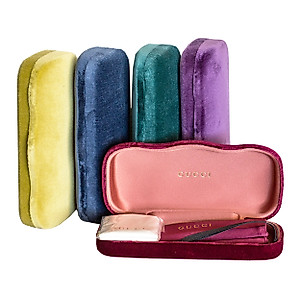 Gucci Rectangular Eyeglasses GG0006OA 002 Black/Green/Red 55mm 0006