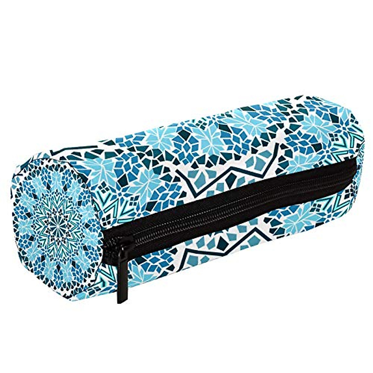 Moroccan Mosaic Pattern Pencil Bag Pen Case Stationary Case Pencil Pouch Desk Organizer Makeup Cosmetic Bag for School Office