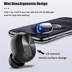 Macaron Color Wireless Headphones Single Ear Bluetooth Earbuds Compatible Sports Stereo Sound Waterproof in-Ear F911 Bluetooth 5.0 Mini Earphones