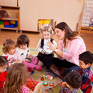 Kids Musical Instruments, 33Pcs 18 Types Wooden Percussion Instruments Tambourine Xylophone Toys for Kids Children, Preschool Education Early Learning Musical Toy for Boys and Girls