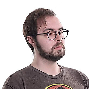 LifeArt Blue Light Blocking Glasses, Anti Eyestrain, Computer Reading Glasses, Gaming Glasses, TV Glasses for Women Men, Anti Glare (Black, 1.75 Magnification)