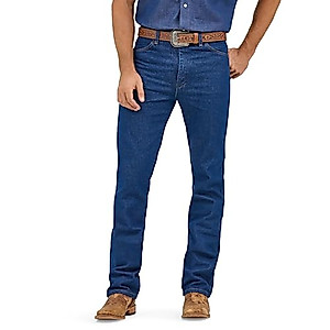 Wrangler Men's Cowboy Cut Slim Fit Jean, Prewashed Indigo, 30W x 36L