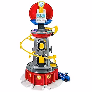 Cool Maker Paw Patrol, Mighty Pups Super Paws Lookout Tower Playset with Lights and Sounds, Toy for Ages 3 and Up