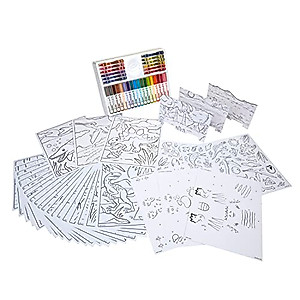 Crayola Dinosaur 5-in-1 Art Kit, Dinosaur Toys Alternative, Gift for Kids, Ages 4, 5, 6, 7