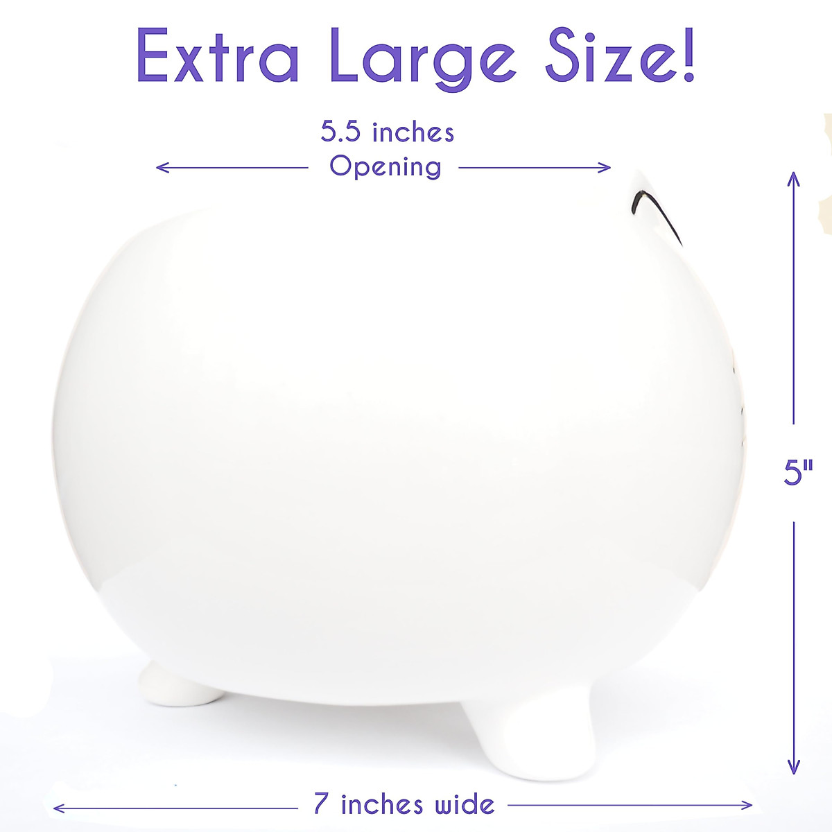 Cat Yarn Bowl for Knitting - Cute Ceramic Knitting Bowl Extra Large - Ceramic Yarn Bowl Crochet Accessories Yarn Holder Storage Gift for Knitters Funny