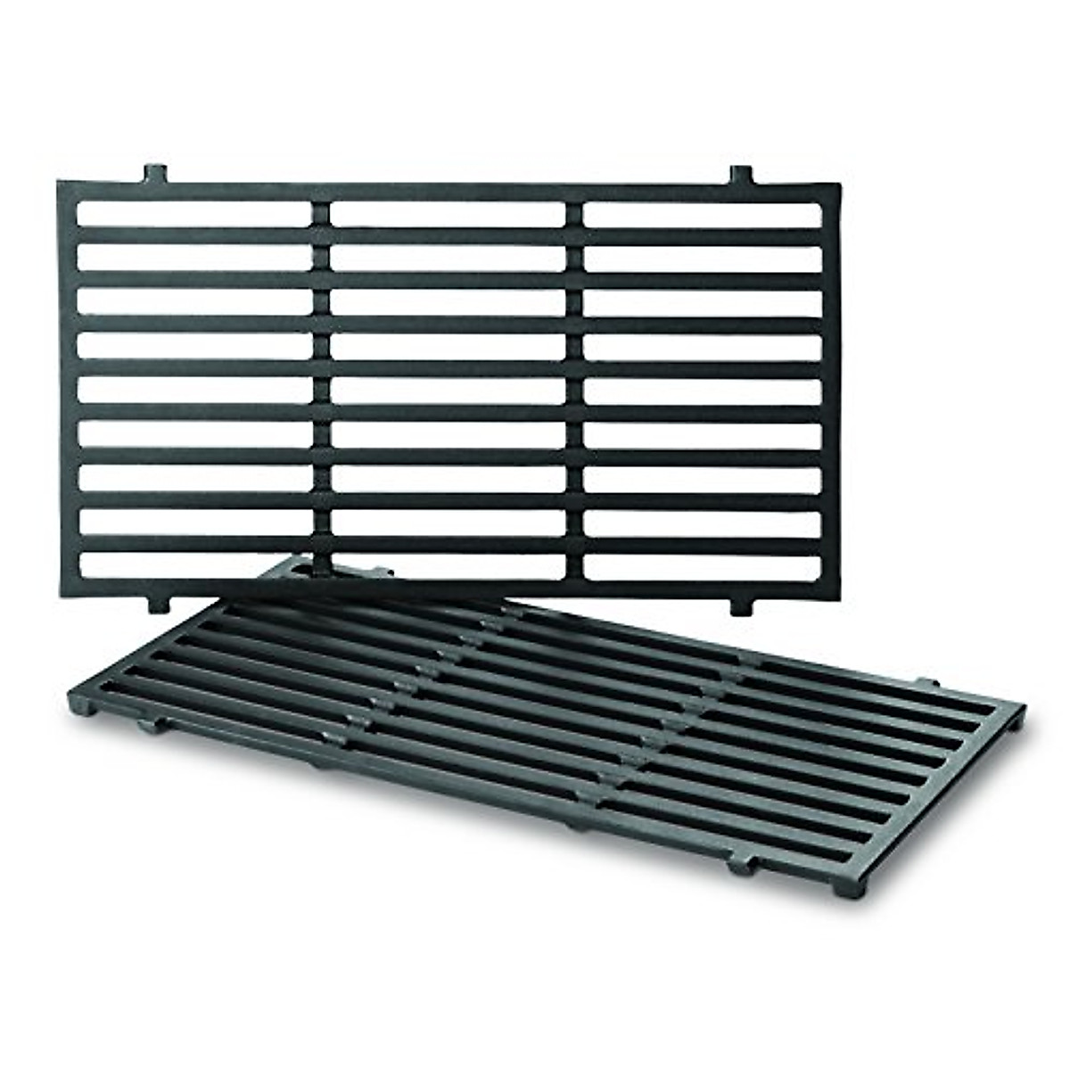 Weber Porcelain-Enameled Cooking Grates for Spirit 200 Series Gas Grills (2 Grates/pack) (17.5 x 10.2 x 0.5) , Black