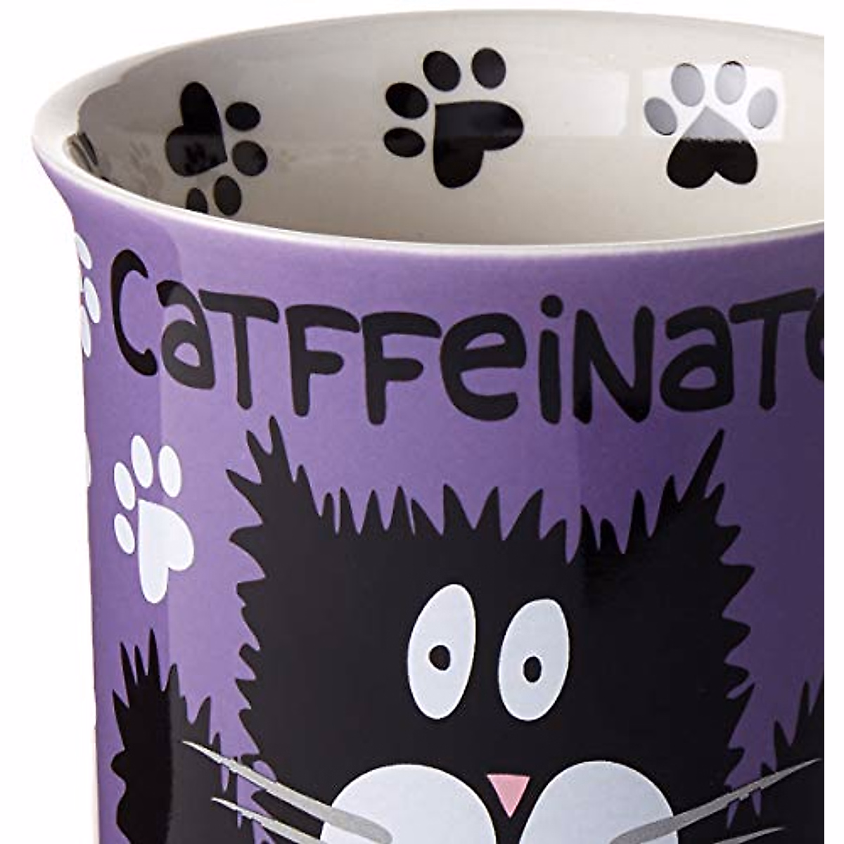 Our Name is Mud “Catffeine” Stoneware Mug, 16 oz.