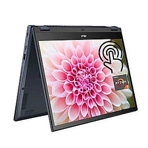 ASUS 2023 Newest Chromebook 2-in-1 Laptop, 14 Inch FHD Touchscreen Display, AMD Ryzen 3 7320C Processor, 8GB LPDDR5 RAM, 512GB SSD, AMD Radeon Graphics, WiFi 6, Bluetooth, HD Webcam, Chrome OS