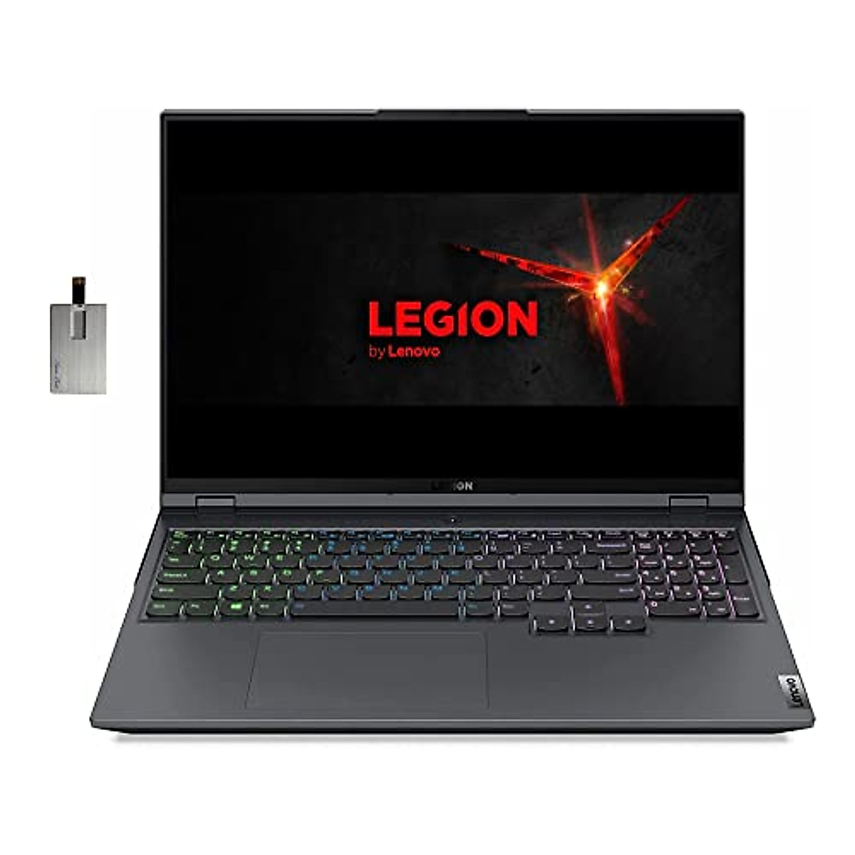 Lenovo 2022 Legion 5 Pro 16" WQXGA 165Hz Gaming Laptop, AMD Ryzen 7 5800H, 32GB RAM, 512GB PCIe SSD, NVIDIA GeForce RTX 3070 8G, RGB 4zone Backlit Keyboard, Grey, Win 11, 32GB SnowBell USB Card
