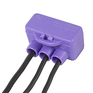 King Innovation 95145 AlumiConn Wire Connector, 1000 pk, Purple, Count