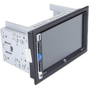 Dual DMCPA70 7-Inch Double-DIN in-Dash Mechless Receiver with Bluetooth, Apple CarPlay, and Android Auto