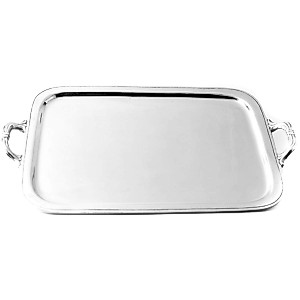 Personalized Fine Serving Tray- Handcrafted Service, Silver Tray, Tray for Whiskey Decanter, Candle Sticks, Vanity Set, Perfume Tray, and Serving Appetizer Plates