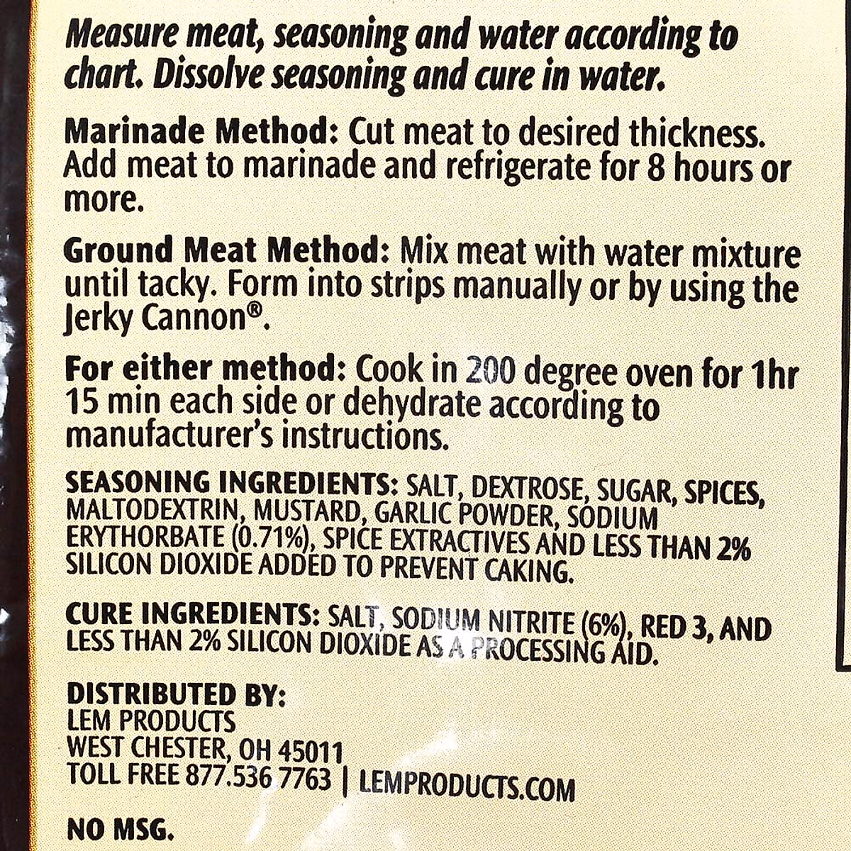 LEM Backwoods Cracked Pepper Jerky Seasoning, 5.6 oz.