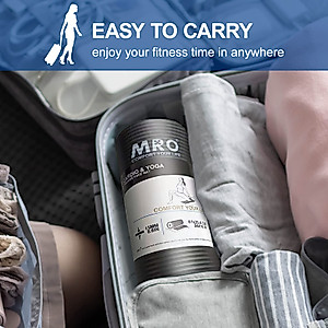 MRO Yoga Knee Pad Cushion–Premium Exercise Knee Pad -Eliminate Pain During Home Workout - Extra Padding & Support for Knees, Wrists, Elbows - Complements Your Yoga Mat 24''X10''X0.6'' (2 PACK)