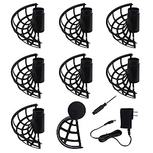 AnBt Tennis Machine Tennis Serving Machine Lightweight Tennis Toss Machine Plug in/Batteries 30 Balls