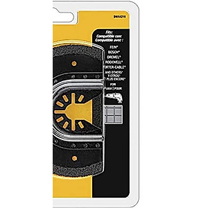 DEWALT Oscillating Tool Blade for Grout Removal, Carbide (DWA4219)