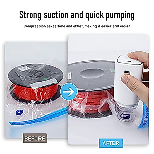 3D Printer Filament Storage Bag Vacuum Kit Filament Vacuum Sealed Bags,Filament Storage Bag Vacuum Kit,10 Bags 1 Automatic Vacuum Pump-10vacuum Bags+Vacuum Pump-Suit
