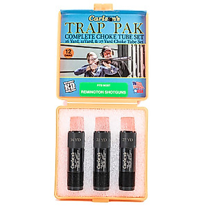 Carlsons Choke Tubes 12 Gauge for Remington [ 3 Pack | Modified, Improved Modified & Full ] Stainless Steel | Trap Pak Choke Tube | Made in USA