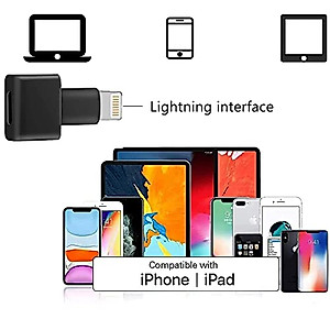 Lightning Extender Adapter,3Pack Apple MFI Certified iPhone Charger Extension dongle Lightning Male to Female Dock Extender for iPhone 14 13 12 11 X XS XR 8 7 6 Transfer Audio Video Data Charging