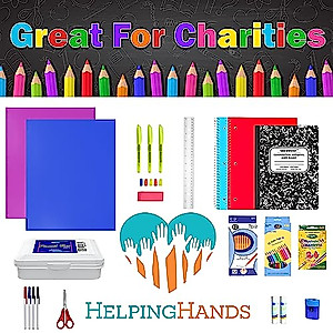 School Supplies for Kids, Back to School Supply Box, Supplies for Girls Or Boys, Supplies Bundle Kit (1)