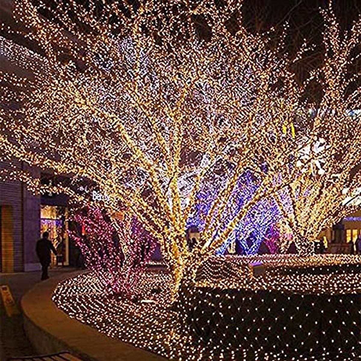 JLTX Solar Garden Lights,LED Solar String Lights, Solar Fairy Lights with 8 Modes, Waterproof Solar Lights Outdoor for Tree, Garden, Home, Wedding, Party