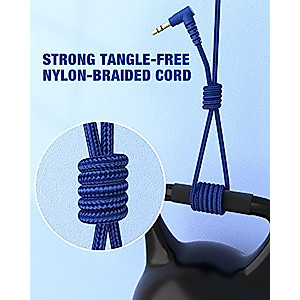 ELECDER i37 Kids Headphones & i45 Wired Headphones with Mic - Foldable Adjustable 3.5mm Jack On Ear Headphones for School Kids Smartphones Computer Kindle Tablet Children Girls Boys Teens Green&Blue