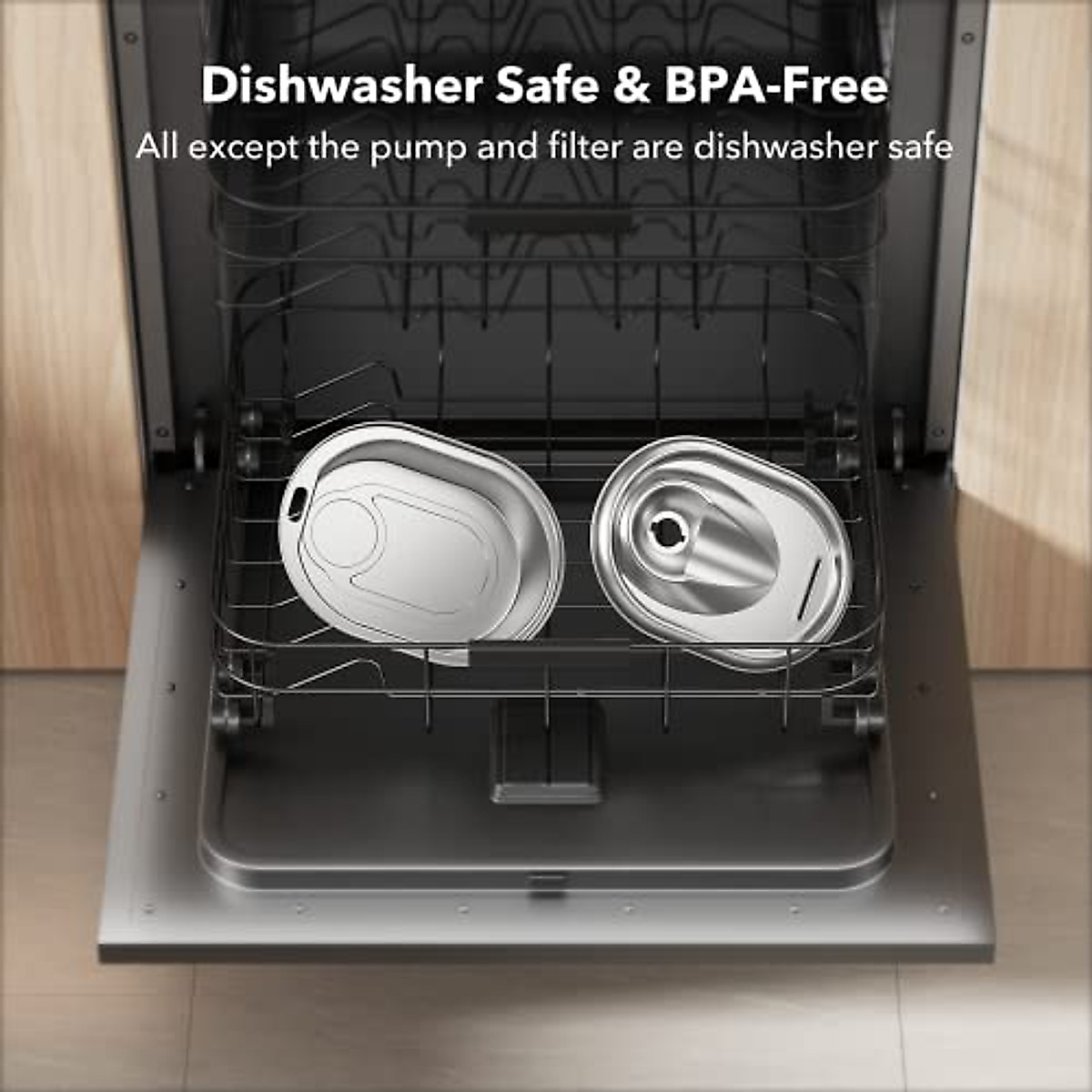 PETLIBRO Replacement Pump for Cat Water Fountain Stainless Steel, Compatible with 67oz/2L & 101oz/3L Adjustable Water Flow Pet Water Fountain, Super Quiet Dog Water Dispenser