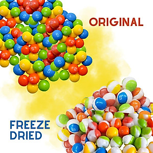 Freeze Dried Candy Tropical Rainbow Candy 5oz - Ships In Box - Deliciously Crunchy, Intense Flavor, Lightweight Snack - Resealable Bag (Tropical 5oz)