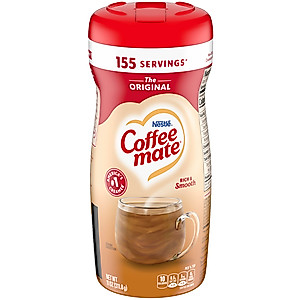 Coffee mate The Original Powder Creamer, 11 oz (Pack of 4) with By The Cup Scoop