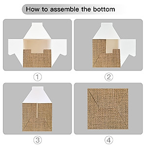 Burlap Print ONE Boxes for 1st Birthday Decorations Boho First Birthday Decorations Gender Neutral 3 Pcs ONE Balloon Box