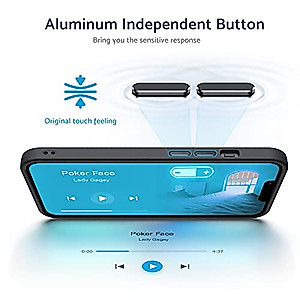 Anqrp Designed for iPhone 14 Pro Max Case, [Support Magsafe] Soft Silicone Slim Anti-Scratch Case for iPhone 14 Pro Max 6.7 inch, Black