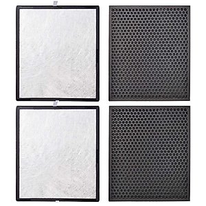 Hepa and Activated Carbon Filters Compatible with Levoit air Purifier Filter LV-PUR131, LV-PUR131-RF (2 Sets)